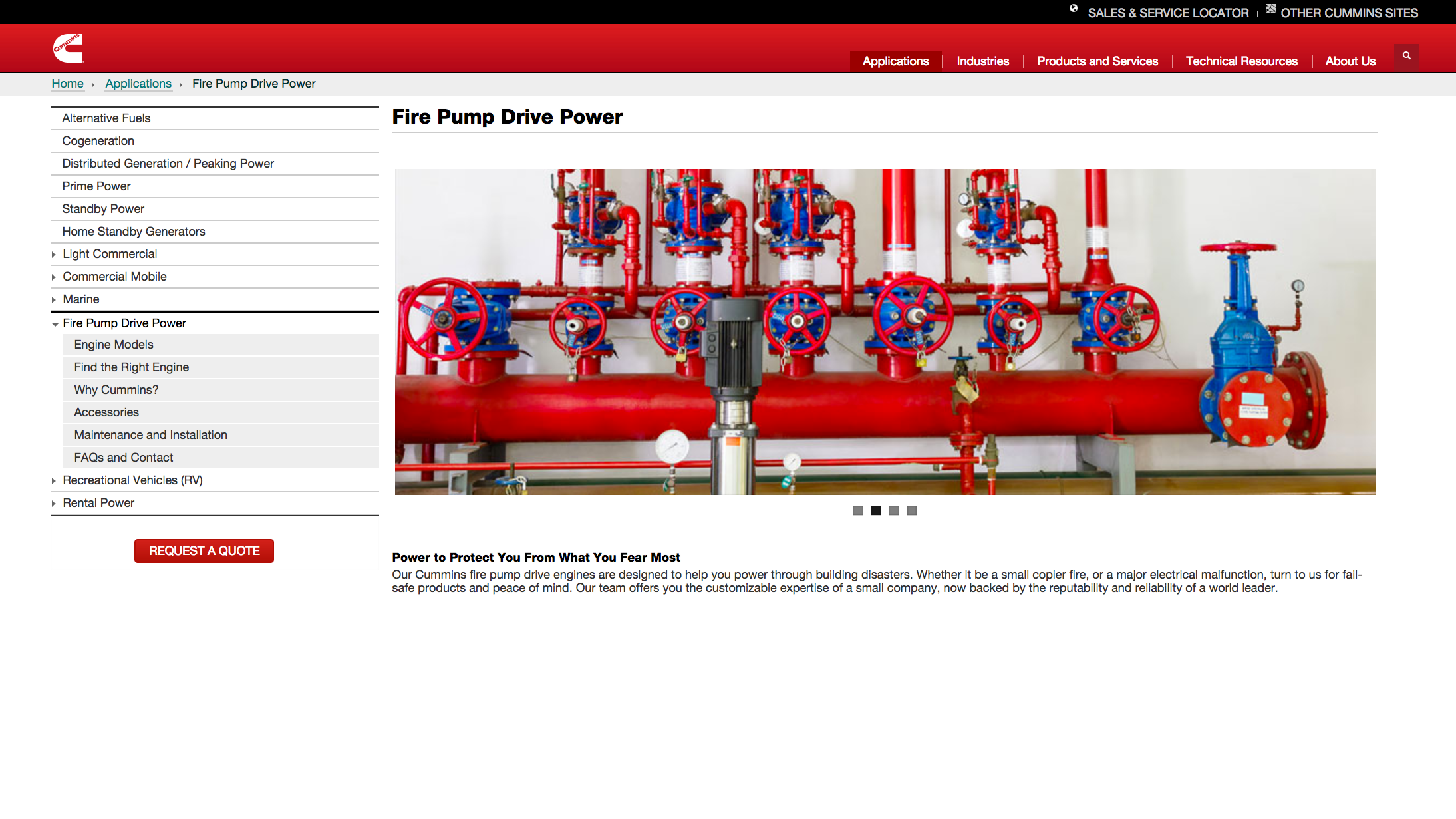 Cummins Web Redesign